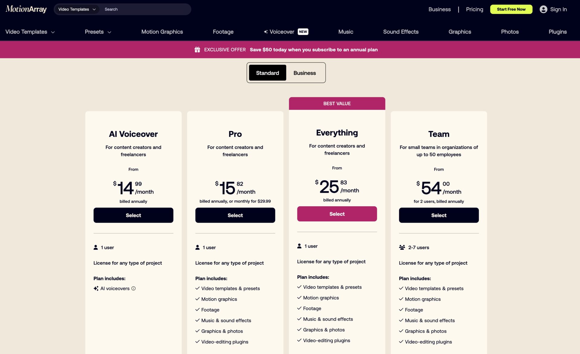 Motion Array(モーションアレイ)の料金・使い方を日本語で解説 | 株式会社セールスエッジ